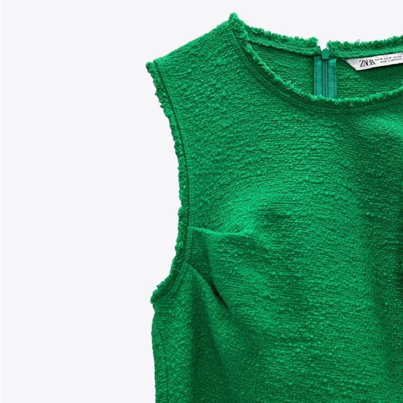 Zara | Dresses | Zara Long Textured Weave Dress | Poshmark